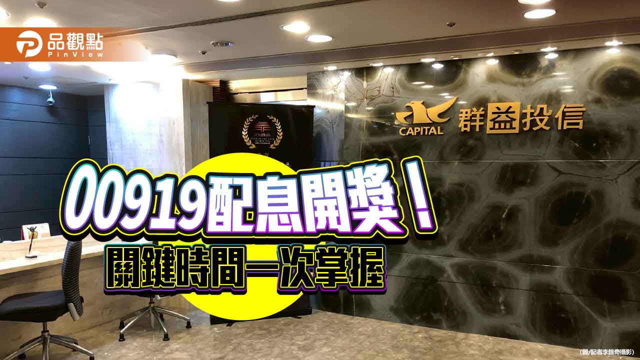 00919配息降至0.54元！年化配息率連10季逾10% 經理人這樣說